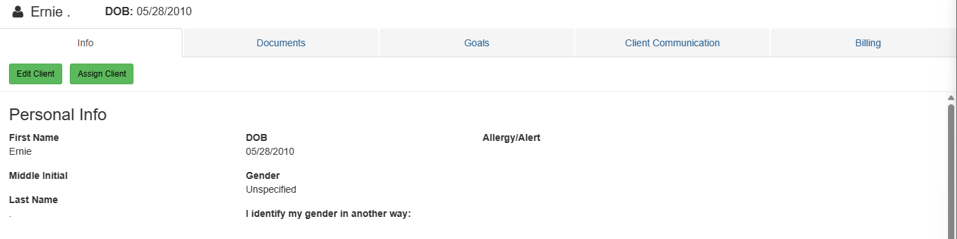Client List Overview