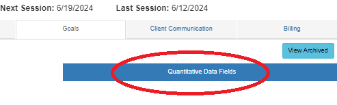 Adding Quantitative Data Fields