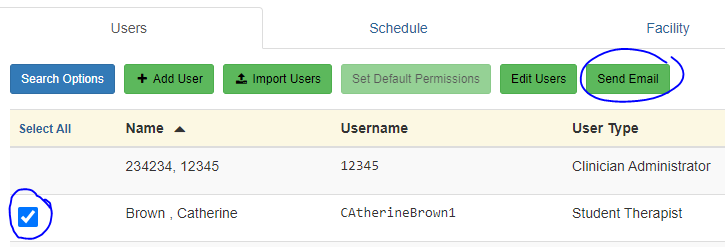 Send Login Email to New Users
