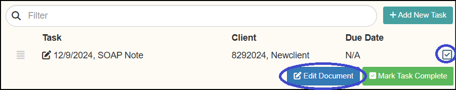 Saving, Submitting and Sending to the Billing Module