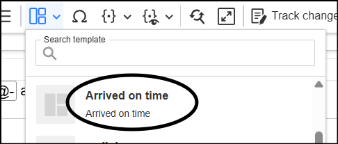 Snippets - Document Templates